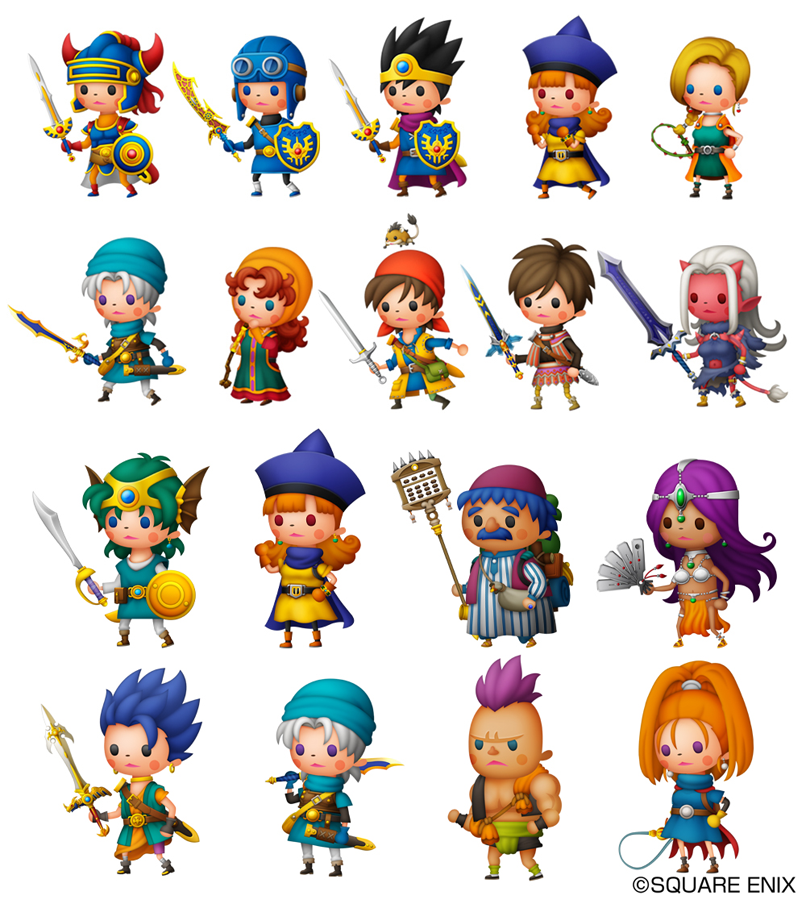 File:Theatrhythm DQ characters.png - Dragon Quest Wiki